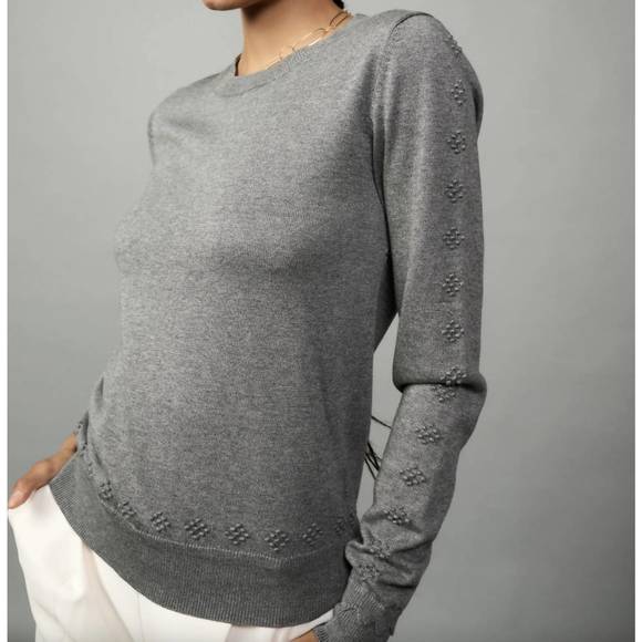 Current Air | Sweaters | New Current Air Embroidered Stitch Sleeve ...